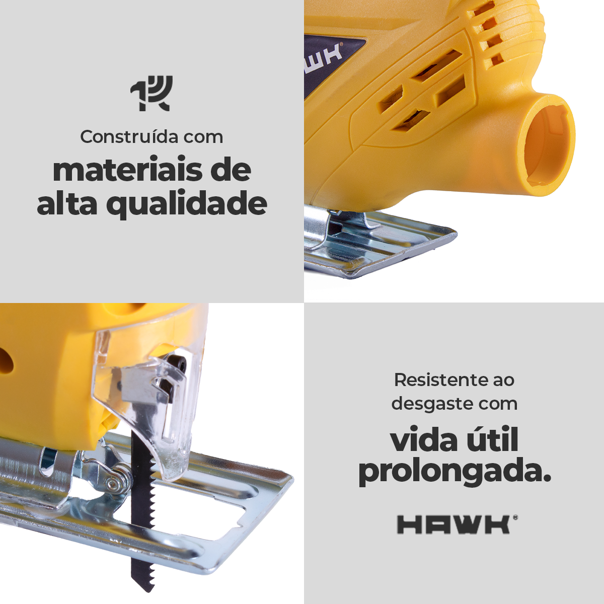 Serra Tico-tico 400w com Lamina de Corte 127v Hw2050 Hawk | MadeiraMadeira