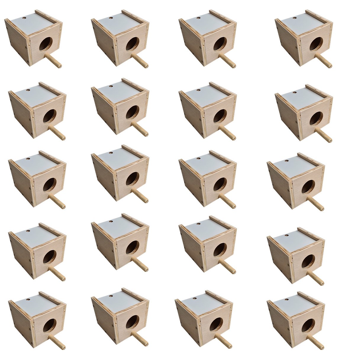 Kit 20 ninhos manon mandarin diamante gold calafate bicolor ...