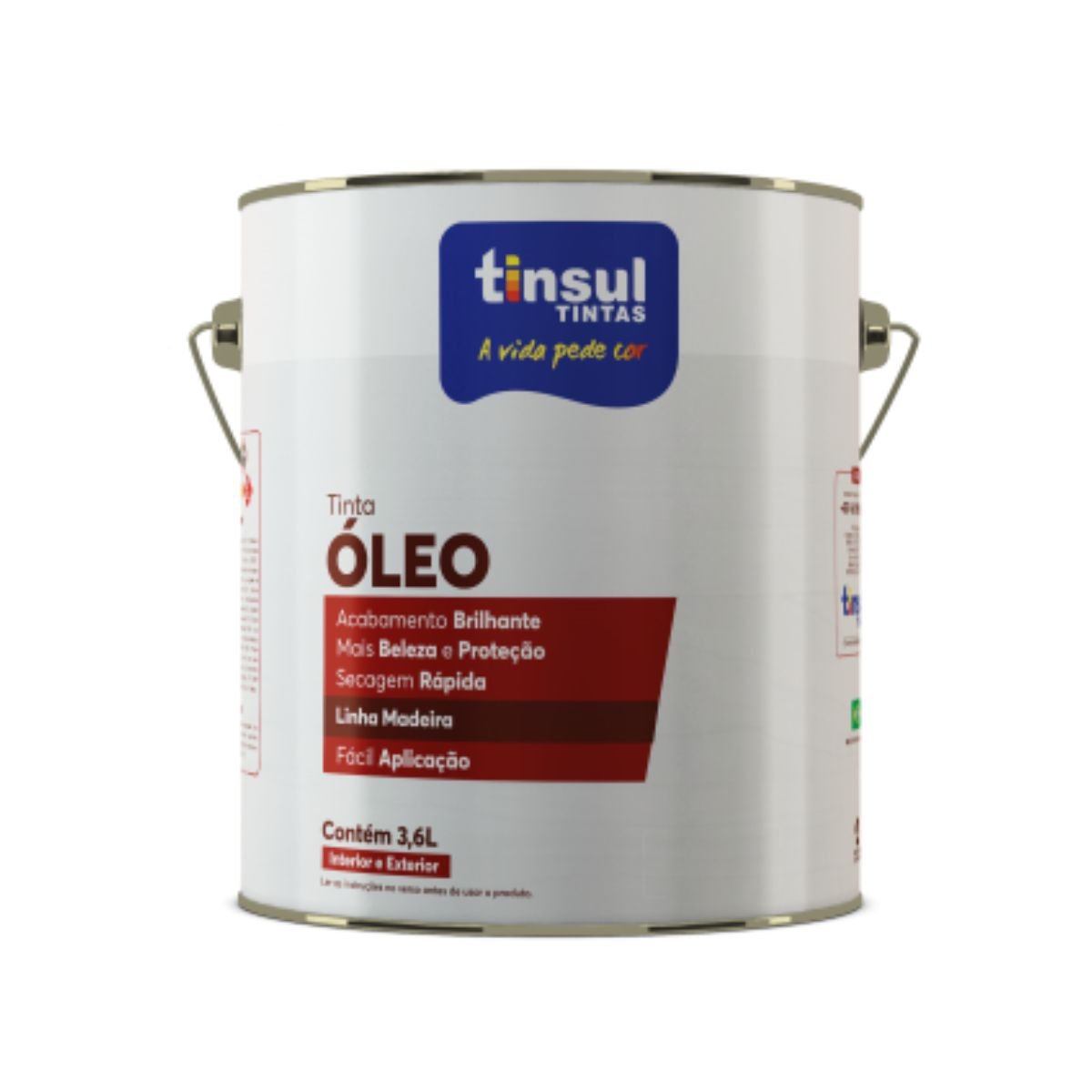 Tinta a Óleo Branco 3,6 L | Tinsul Tintas | MadeiraMadeira