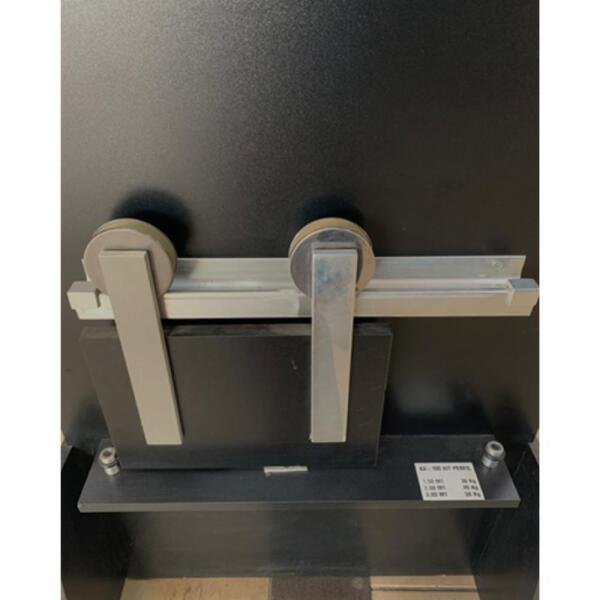 Kit WF Roldana Perfil em Aluminio 2M Polído | MadeiraMadeira