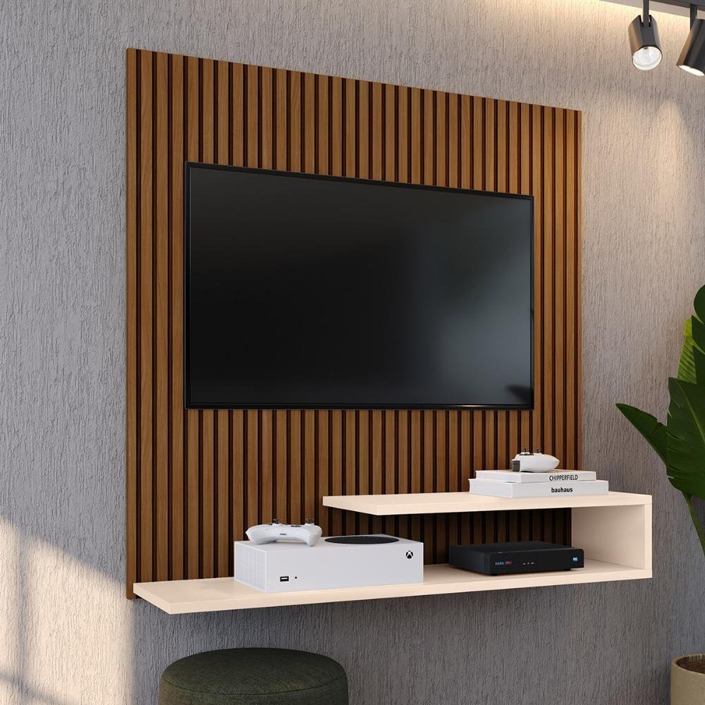 Estante Painel Smart New Tv 32 Polegadas Prateleiras Sala Quarto ...