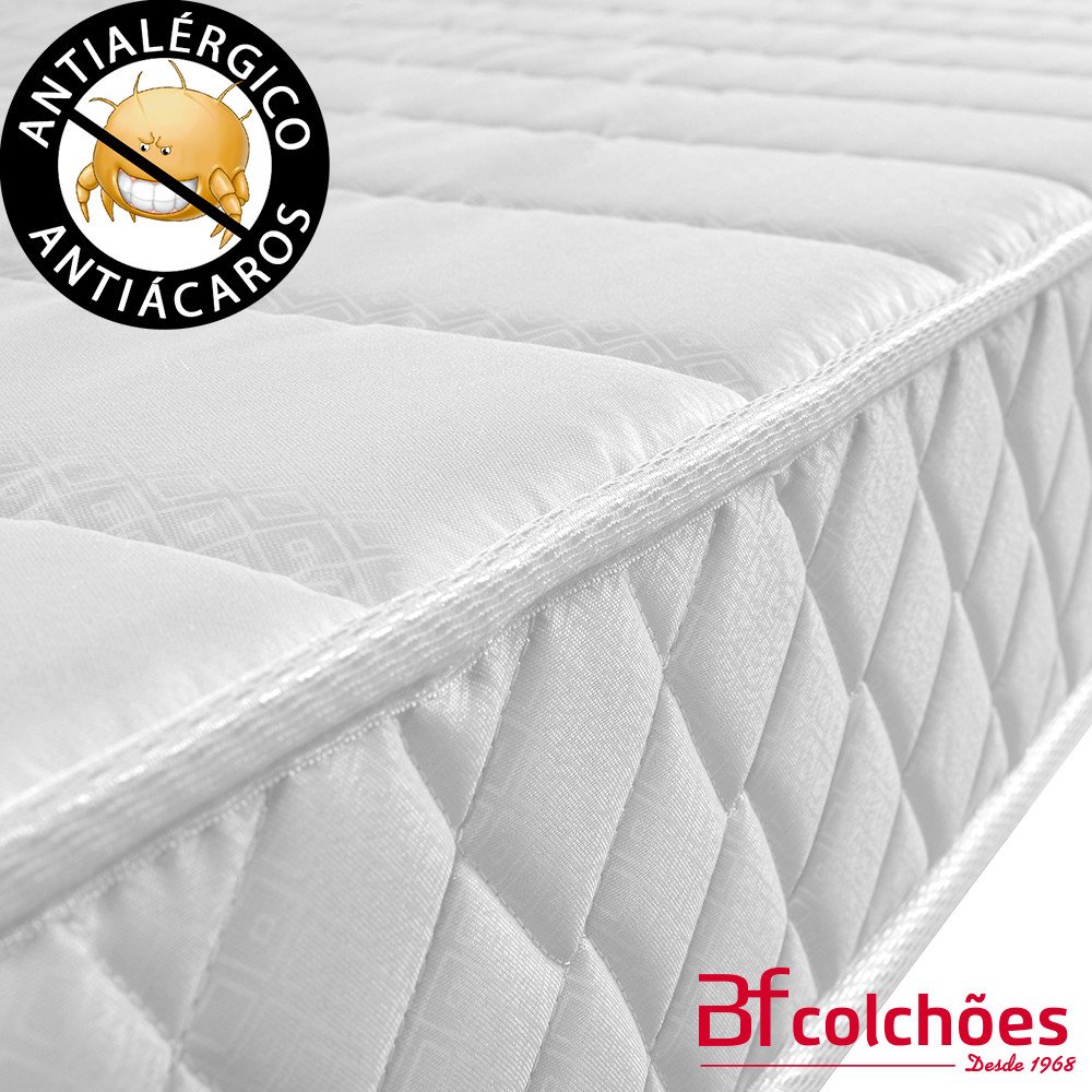 Colchão Casal D33 Espuma Antialérgico 138x188x17cm - BF Colchões ...