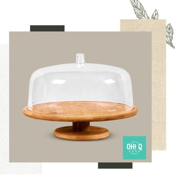 BOLEIRA EM BAMBU E ACRÍLICO | MadeiraMadeira