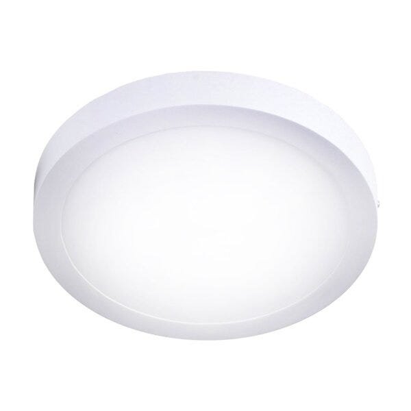 Luminária LED Sobrepor 32W Redonda Multivolt 6500K Ø40CM | MadeiraMadeira