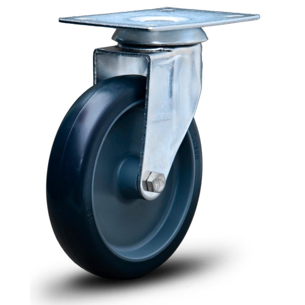 Rodizio 3'' Fixo com Placa sem Freio Capacidade até 60kg - Colson | MadeiraMadeira