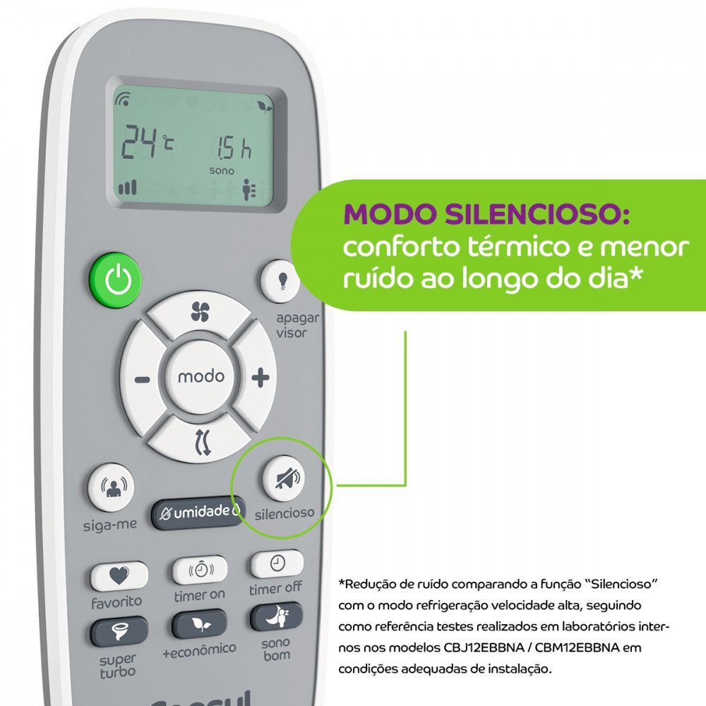 Ar Condicionado Consul Split Inverter 9000 BTU Maxi Refrigeração CBF09E ...