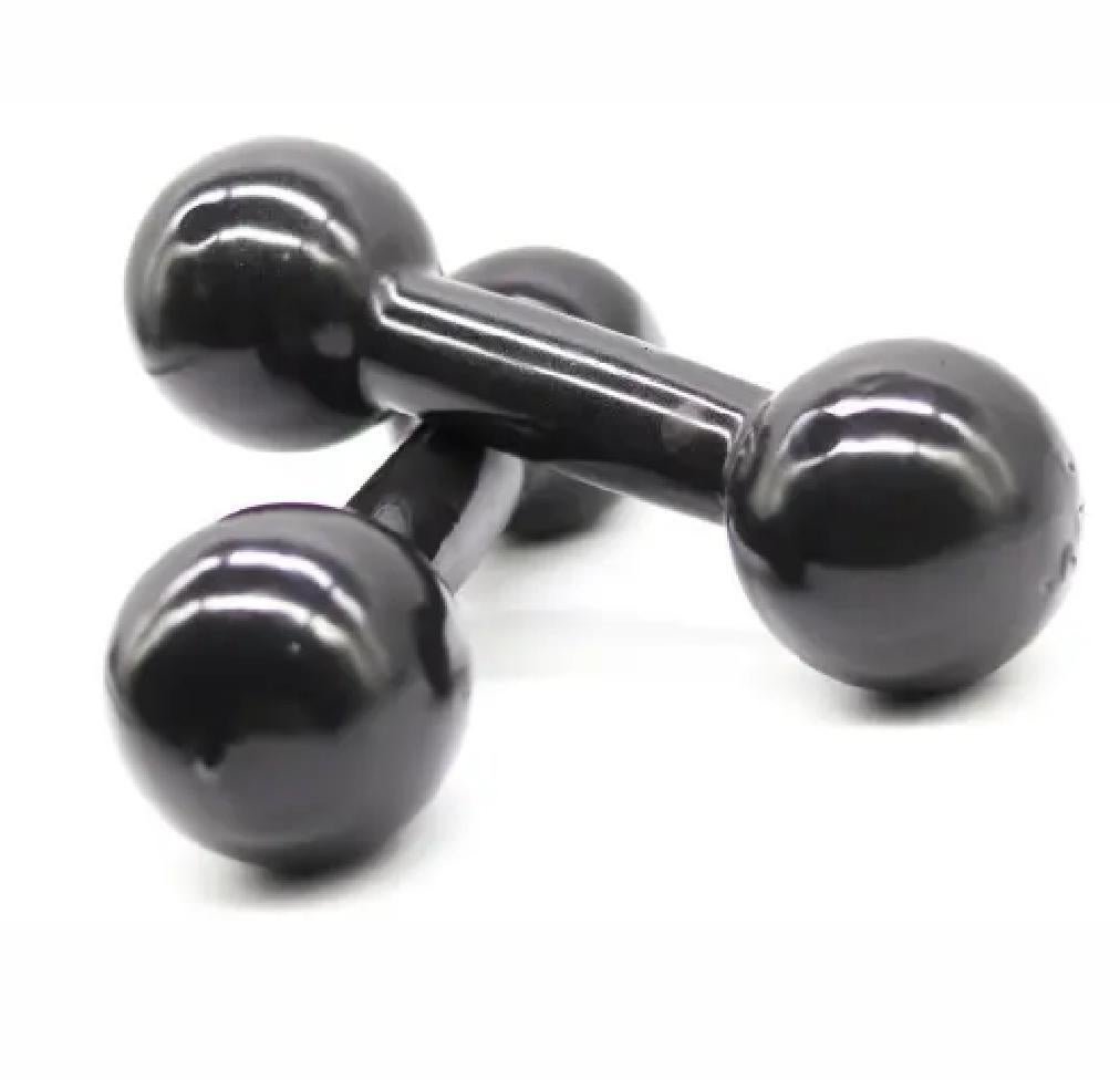 Kit Halteres De Academia Emborrachado 1Kg À 5Kg - Par | MadeiraMadeira