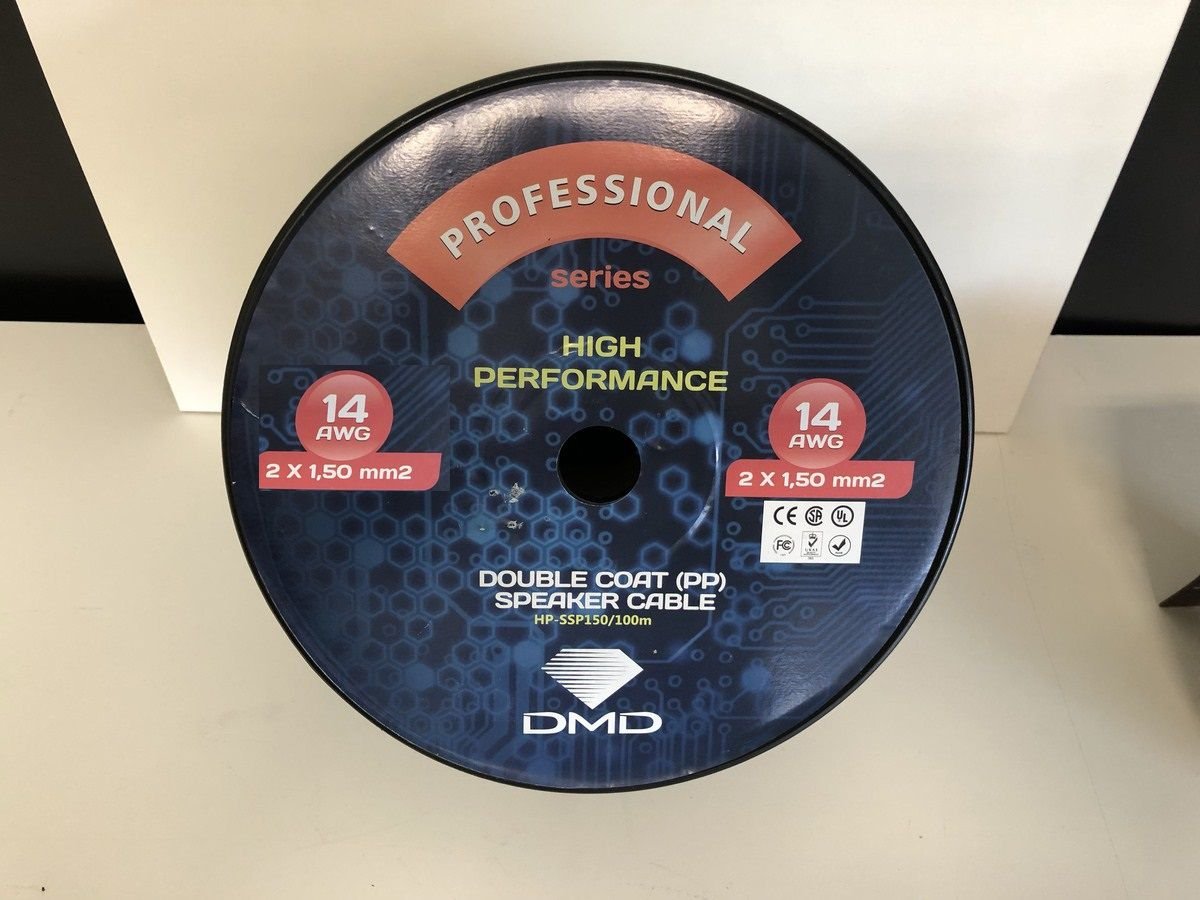 Cabo Diamond Caixa de Som Duplo Revestimento High Performance PP 2x 1 ...