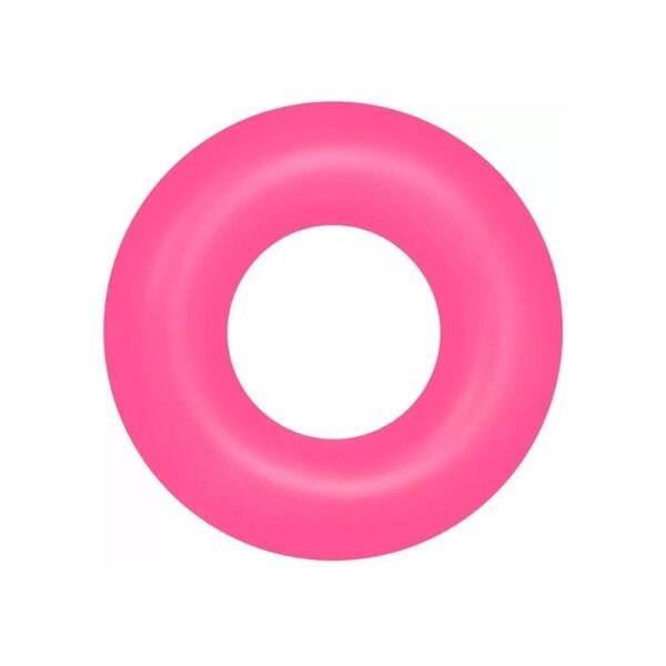 Kit 3 Boia Plástica Inflável Redonda Rosa Neon 90cm - Mor | MadeiraMadeira