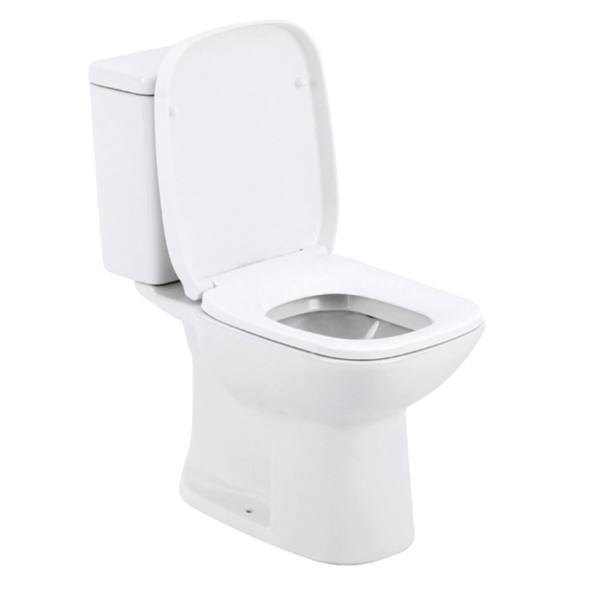 BACIA COM CAIXA ACOPLADA ROCA DEBBA SQUARE BRANCO | MadeiraMadeira