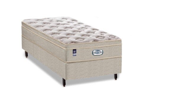Cama Box Solteiro Simmons Simmons Georgia 0,88x188 | MadeiraMadeira