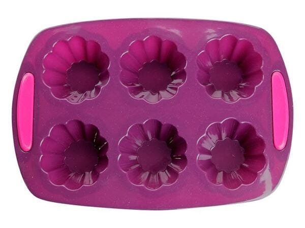 Forma de Silicone para Brioche 6 Cavidades Moda do Chef | MadeiraMadeira