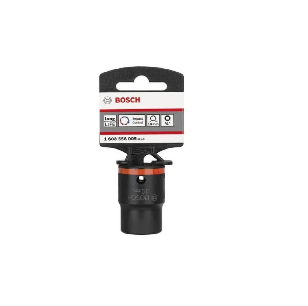 Soquete Bosch Impact Control Curto (19mm) | MadeiraMadeira Soquete Bosch Impact Control Curto (19mm) | MadeiraMadeira