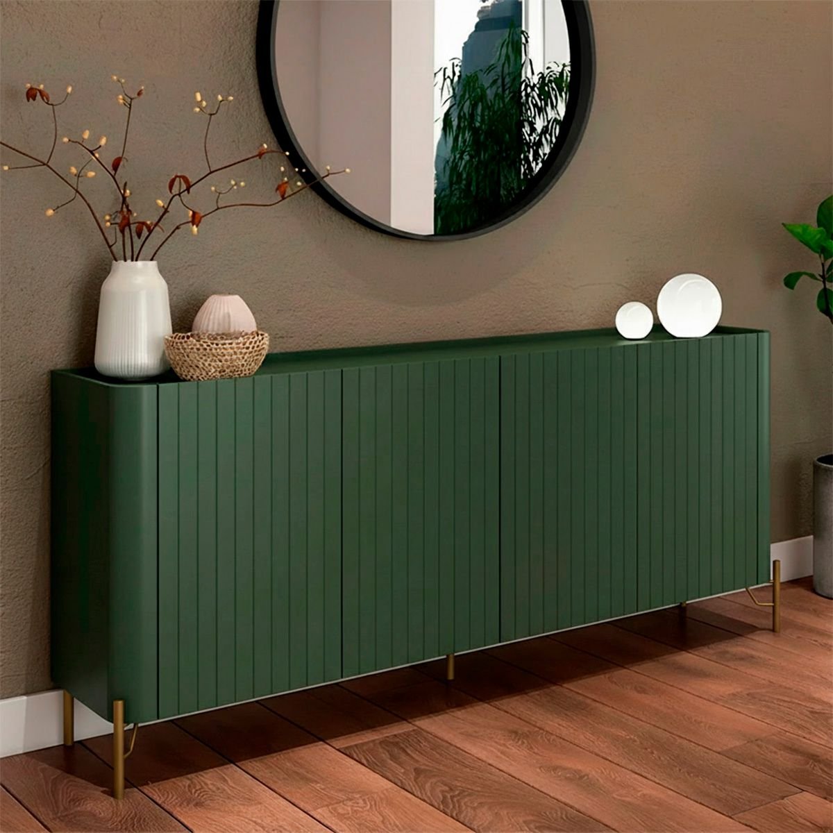 Buffet Mdf com Porta Brise L180 X A81,5cm | MadeiraMadeira