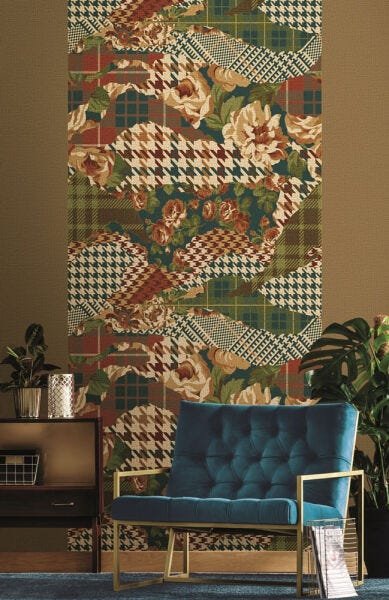 Papel de Parede Kilt Tailor 24212 - Tam. 10m x 0,53m | MadeiraMadeira