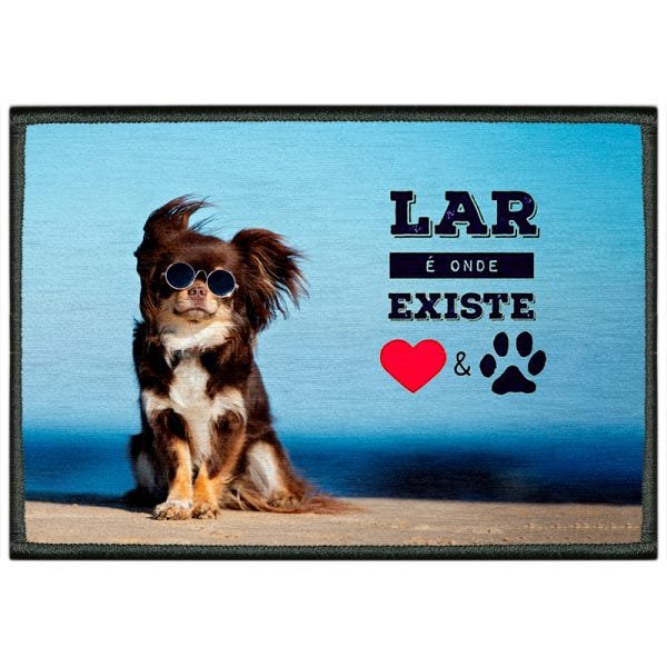 Tapete Atratizzi Porta 55x80cm Amor e Pet | MadeiraMadeira