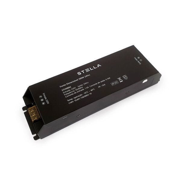 Fonte Dimerizável Profissional LED 24V 100W 220V IP20 Stella STH9882 ...