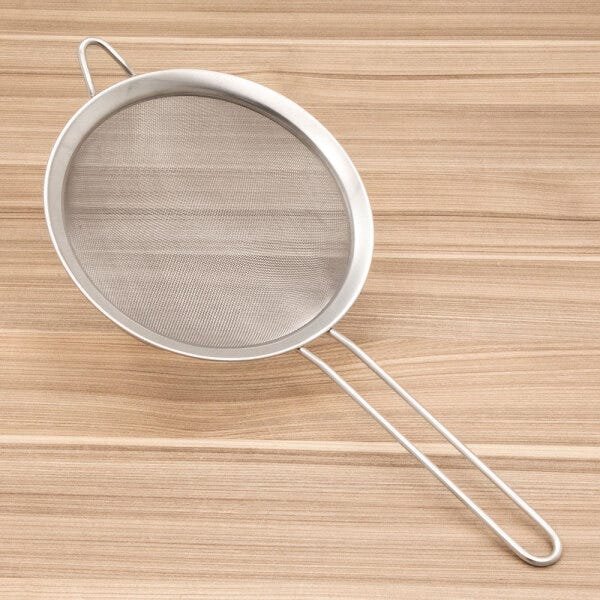 Peneira de Inox 18cm Prata - Lumina | MadeiraMadeira