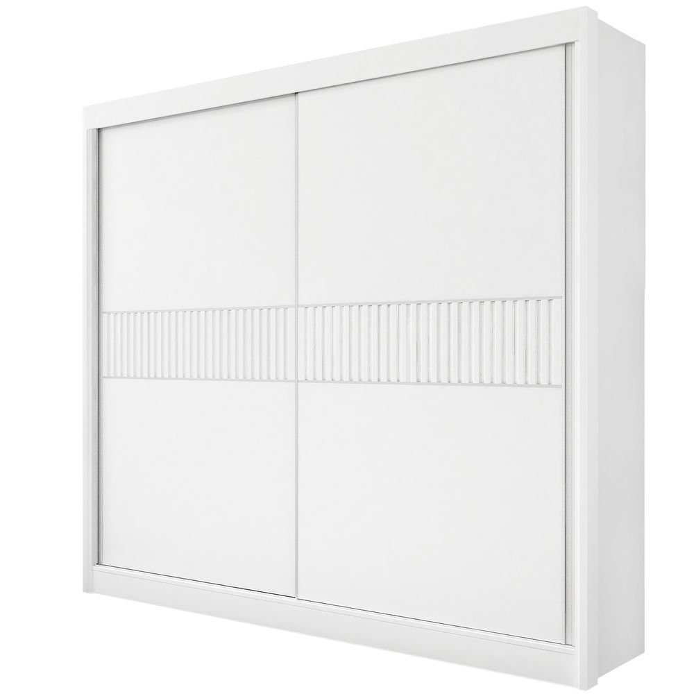 Guarda Roupa Casal Cancun Ripado 2 Portas 6 Gavetas com Pés - D Doro ...