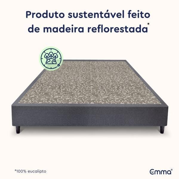 Cama Box Emma Original - Base para Colchão Queen (158x198cm ...