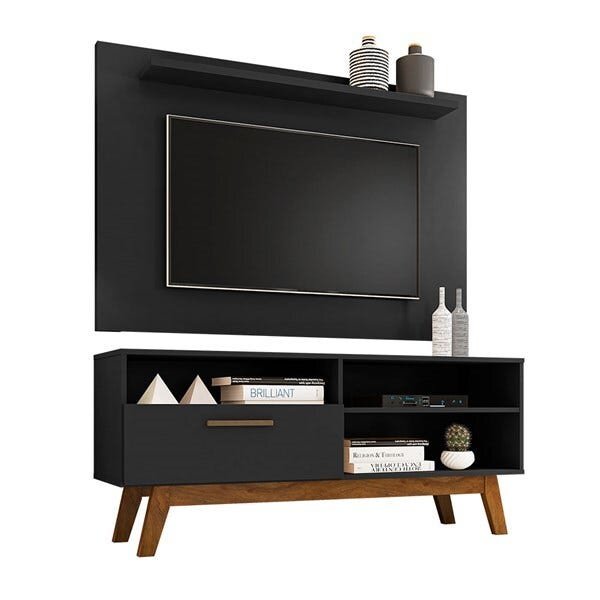 Conjunto Sala Painel Kenzotv para TV até 50 Polegadas e Rack Paladio ...