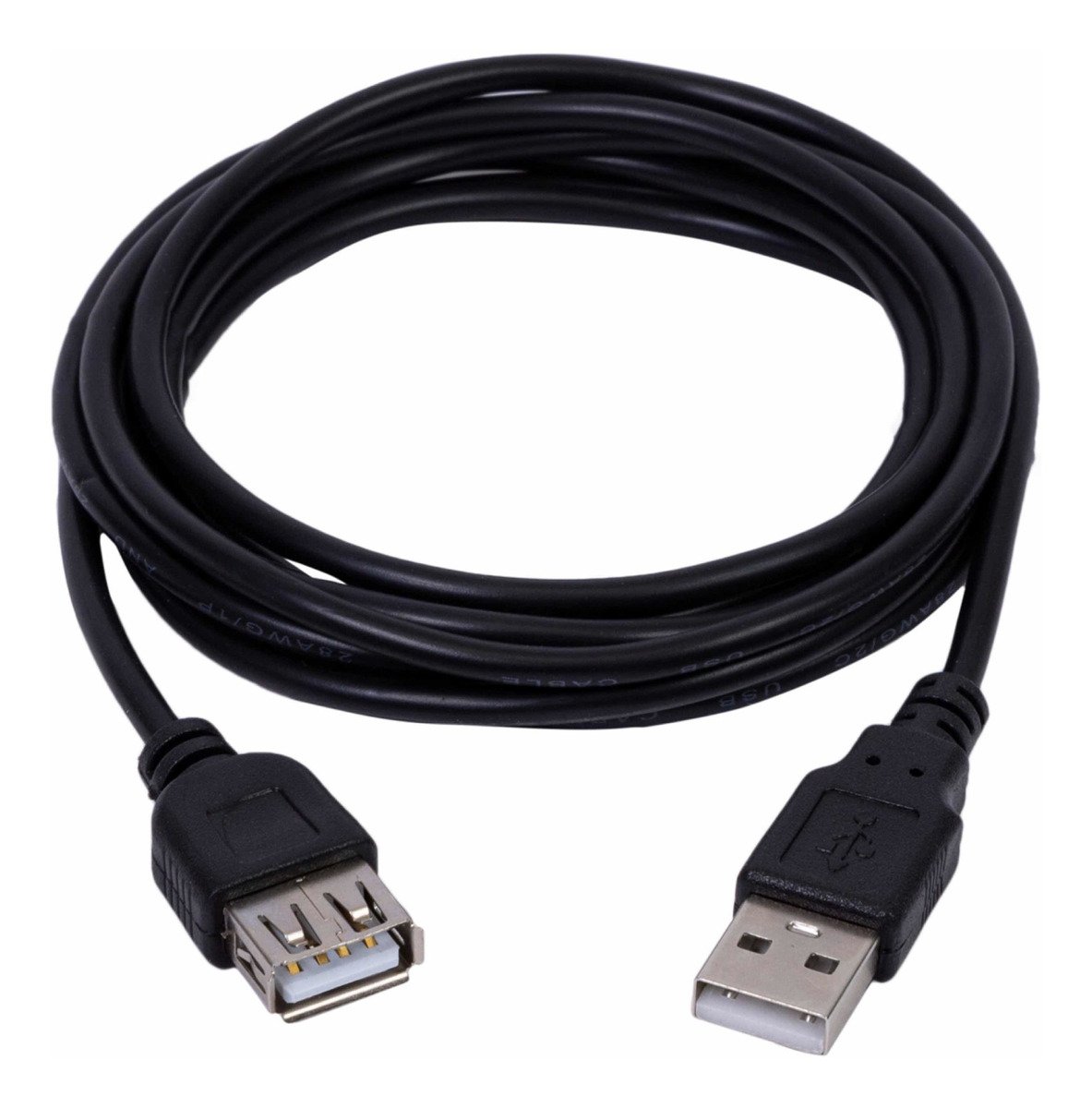 Cabo Usb 2.0 Extensão 2 Metros Extensor Macho Fêmea | MadeiraMadeira