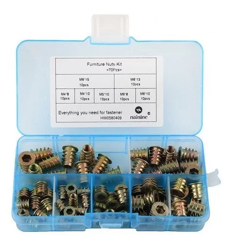 Bucha Americana M4, M5 E M6 70 Pçs | MadeiraMadeira