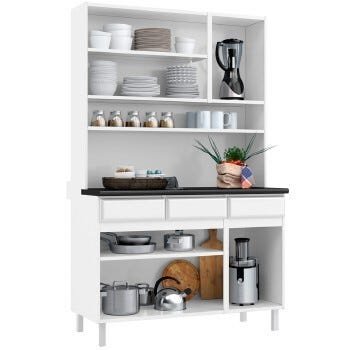 Kit Cozinha Telasul Rubi 6 Portas 3 Gavetas - 811208-01 11169105 ...