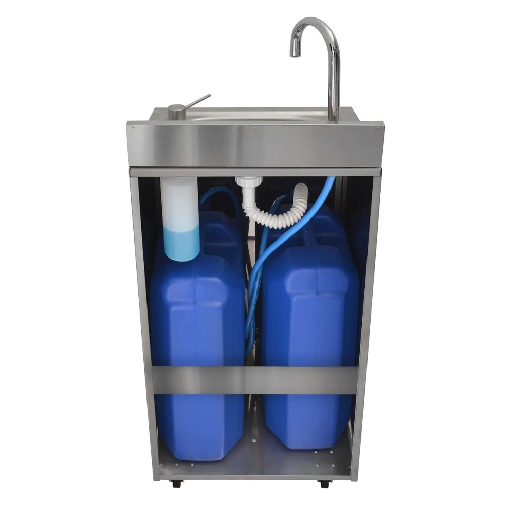 Lavatório Portátil Tramontina em Aço Inox com Acionamento por Pedal ...