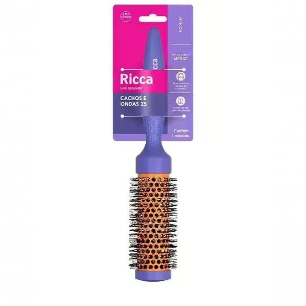 Escova Premium Ceramica 25 Ricca Ref-901 | MadeiraMadeira