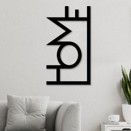 Escultura de Parede em MDF Home | MadeiraMadeira