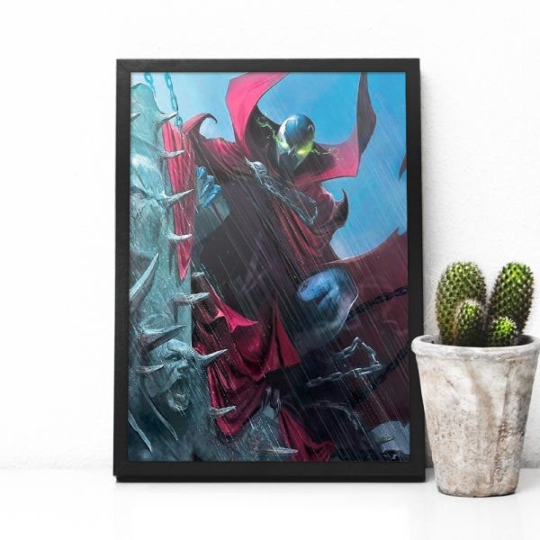 Quadro com Moldura Spawn | MadeiraMadeira