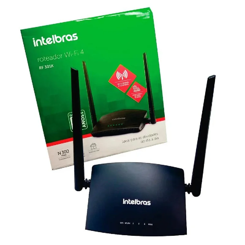 Roteador Wireless Klr 300n 300mbps Intelbras | MadeiraMadeira