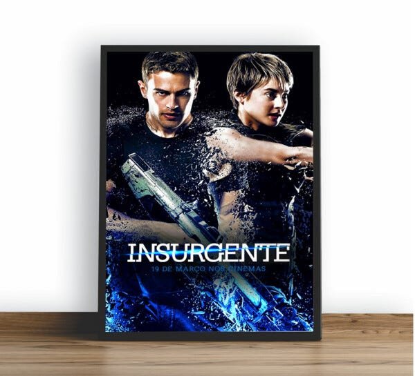 Quadro Decorativo Poste Divergente Insurgente Classico | MadeiraMadeira