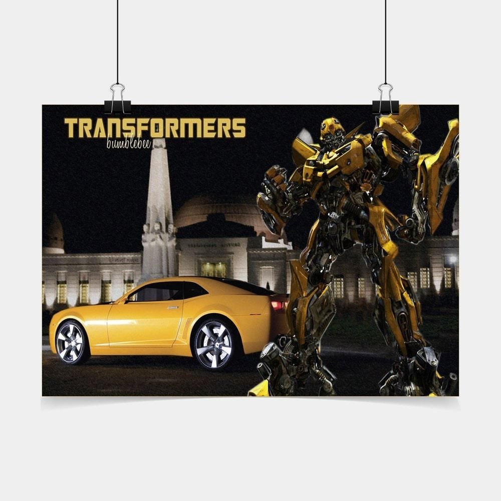 Poster Game Adesivo bumblebee PG3048 | MadeiraMadeira