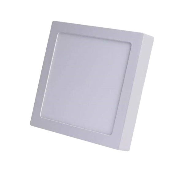 Luminária Plafon Sobrepor Quadrado 24W Luz Branca 30cm | MadeiraMadeira