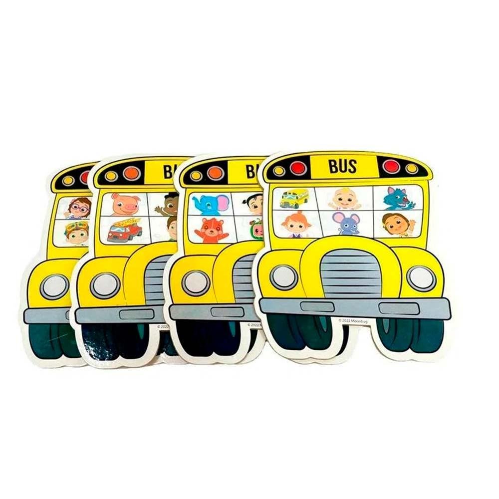 Jogo de Bingo Infantil - Bus Bingo - Cocomelon - Nig | MadeiraMadeira