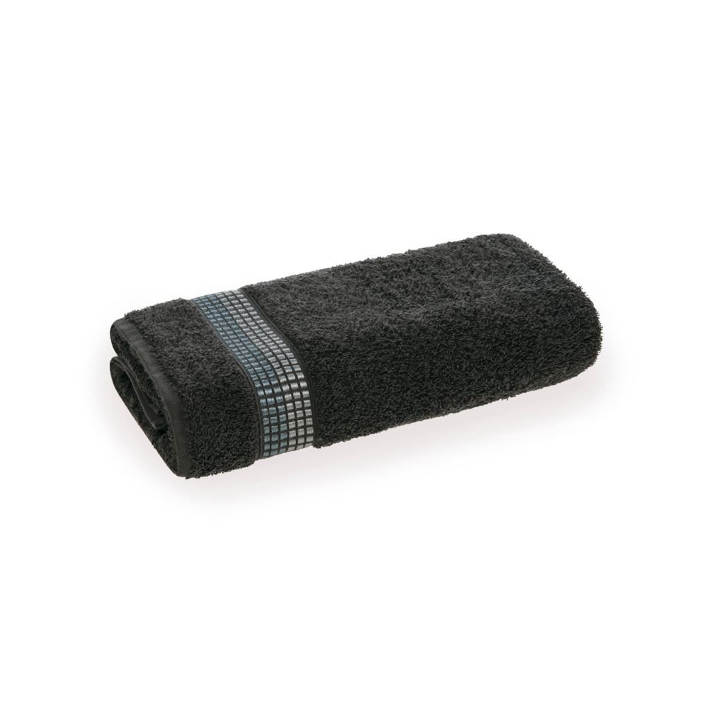 Toalha de Rosto Karsten Fio Cardado Dimer Carbono/Cinza | MadeiraMadeira