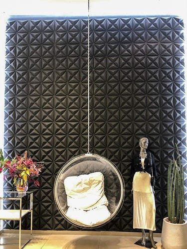 Revestimento 3d Plástico Para Parede 50x50cm Mini Estrelar | MadeiraMadeira