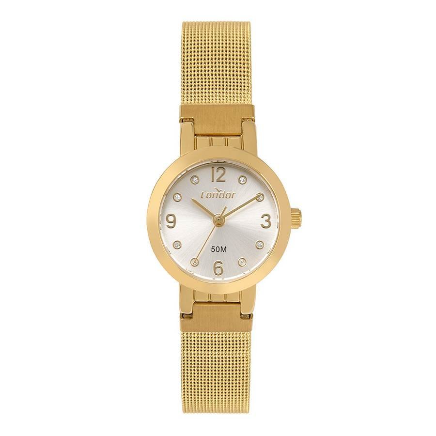 Relógio Condor Feminino Ref: Copc21jfg/4d Casual Dourado | MadeiraMadeira