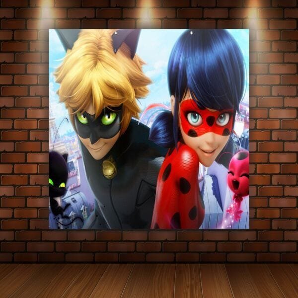 Painel de Festa Lady bug 1 - 2x2m | MadeiraMadeira