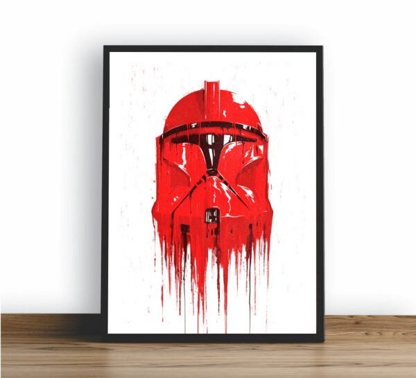Quadro Decorativo Poste Star Wars Propaganda Classico | MadeiraMadeira