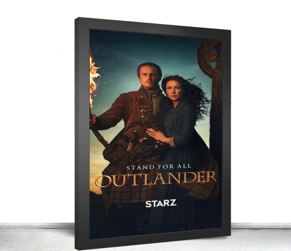 Quadro Decorativo Poste Stand For All Outlander Classico | MadeiraMadeira