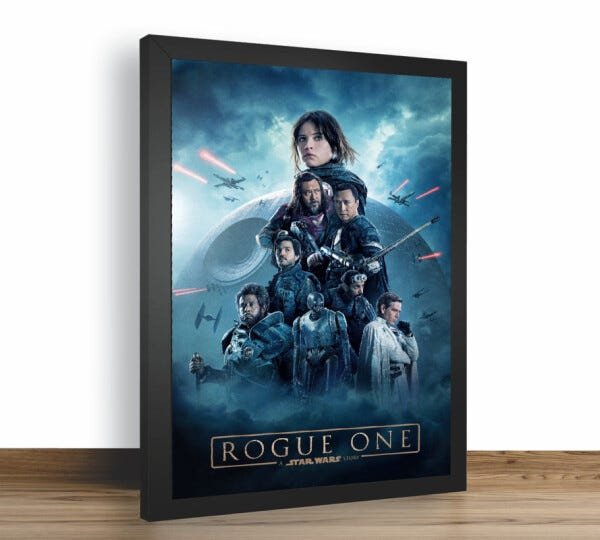 Quadro Decorat Poste Star Wars Rogue One Darth Vaider | MadeiraMadeira