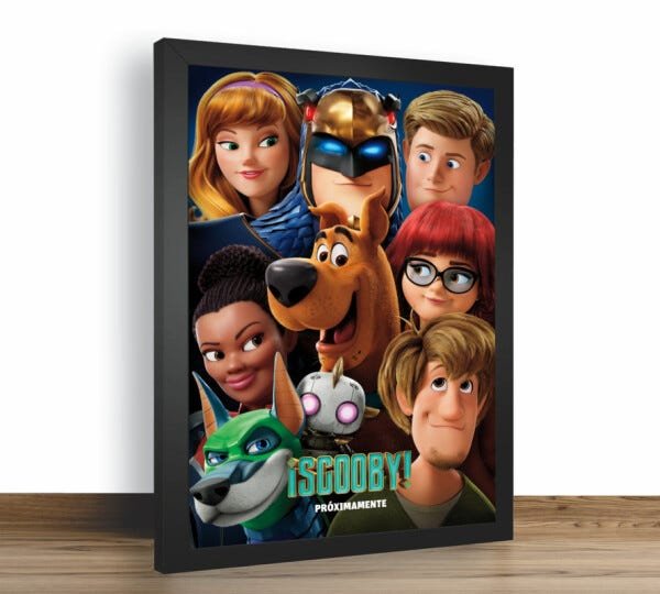 Quadro Decorativo Poste Scooby Doo Animação Classico | MadeiraMadeira