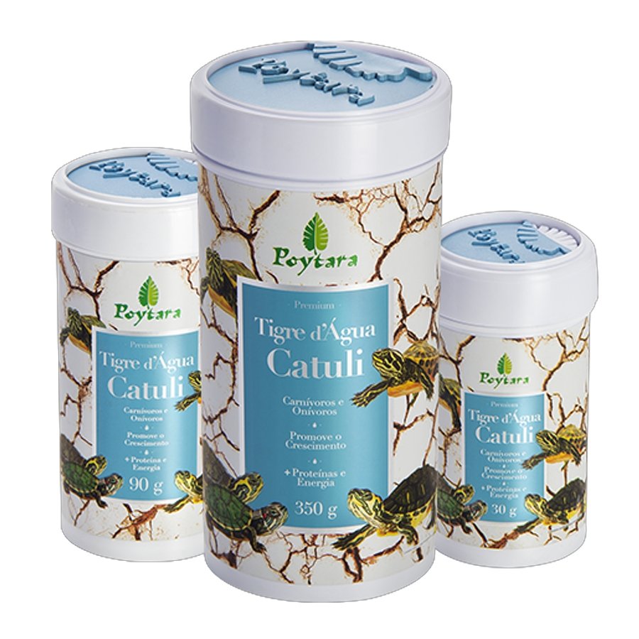 Ração Poytara Tigre Agua Catuli 90g | MadeiraMadeira
