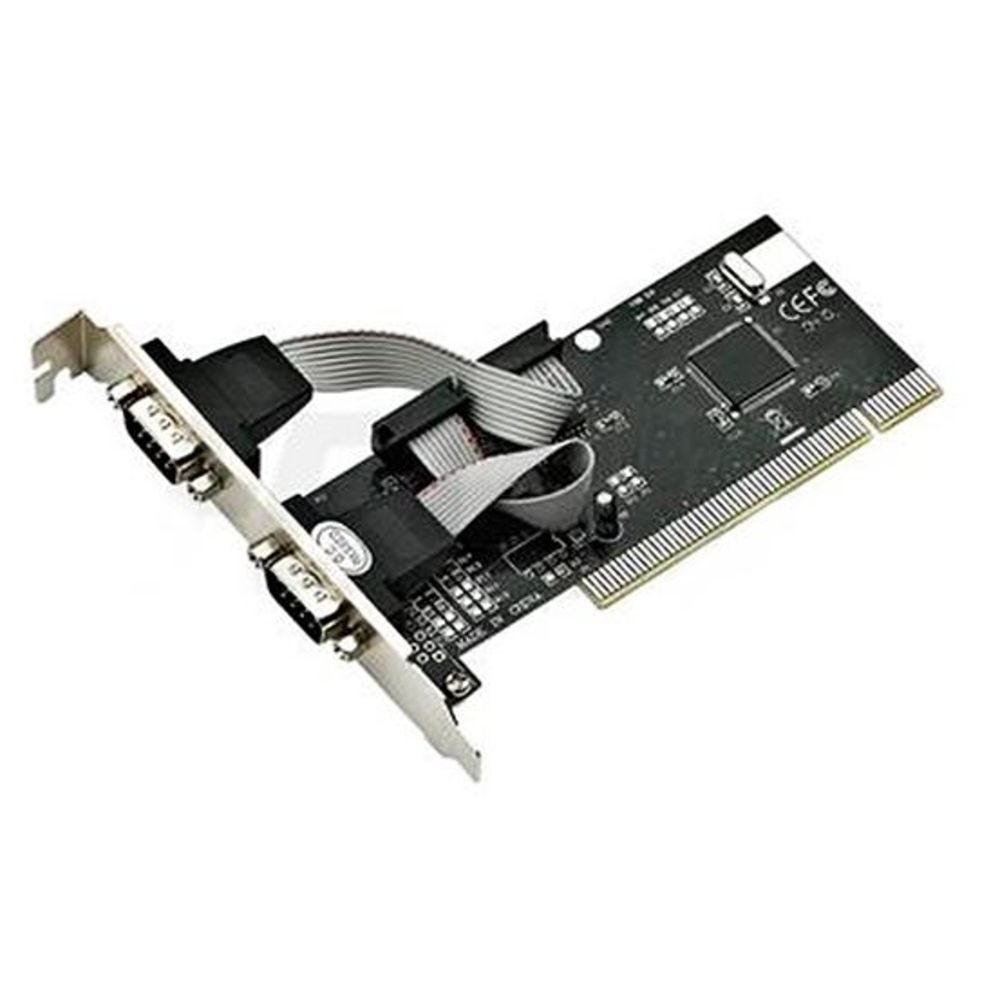Placa Pci Serial Rs-232 Db-9 2 Portas | MadeiraMadeira