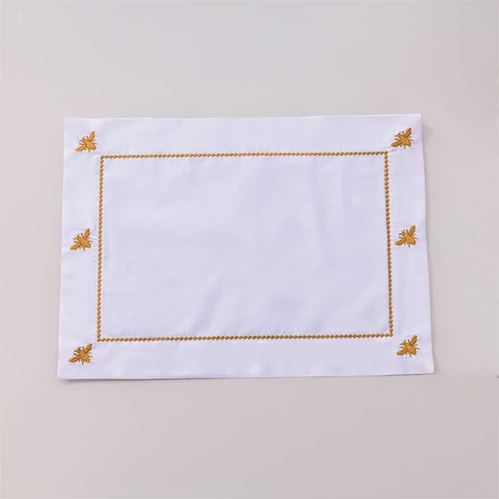 Kit C/6 Conjuntos Jg.americano Bella Mesa Abeille 100% Algodão ...