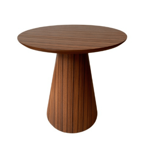 Mesa Cone Lateral Pau Ferro Linear Tampo 51 cm Personal Decor Design Mesa Lateral Cone Redonda ...