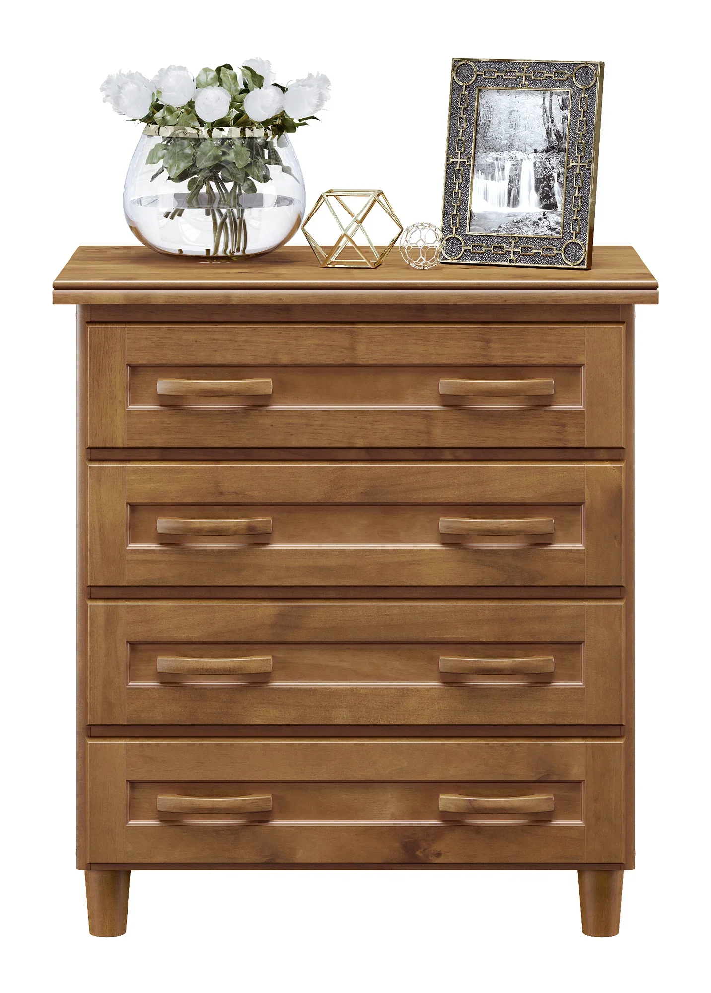 Cômoda 4 Gavetas Madeira Maciça | MadeiraMadeira